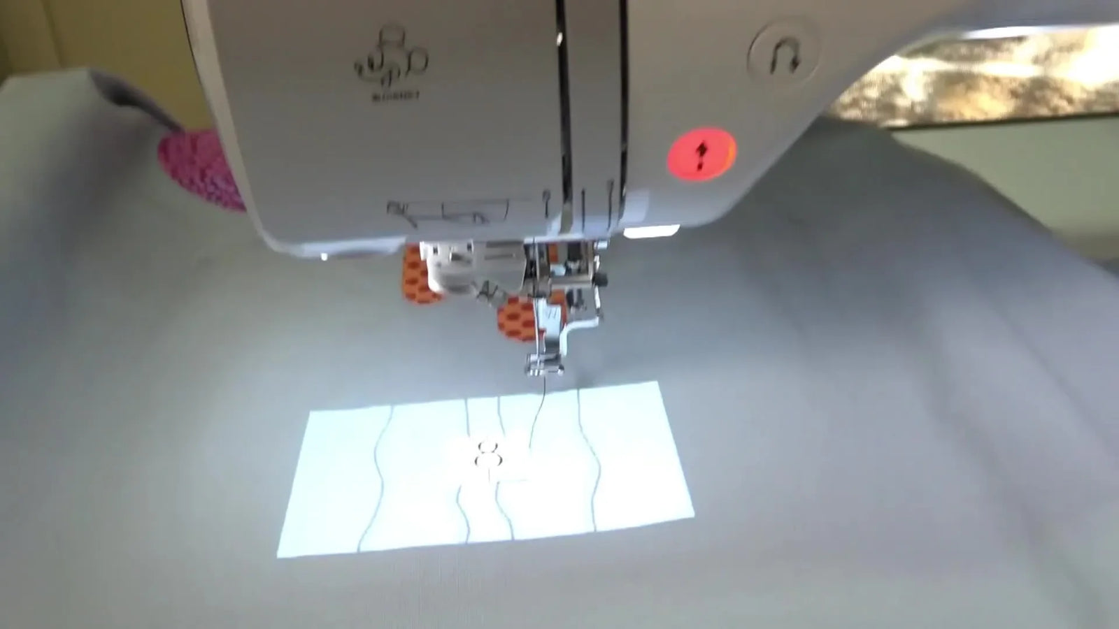 Snowman Sticker vs. Brother Luminaire Projector: Nail Perfect Appliqué ...