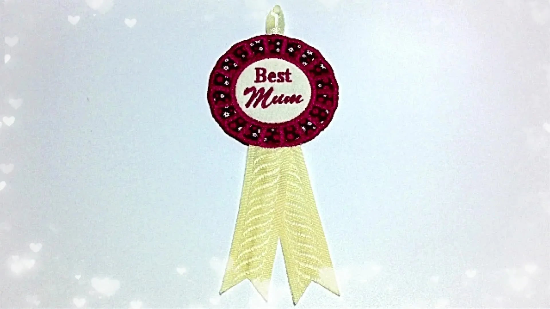 Stitch a Crisp ITH Rosette in a 4x4 Hoop (Without Cutting Your Ribbons ...