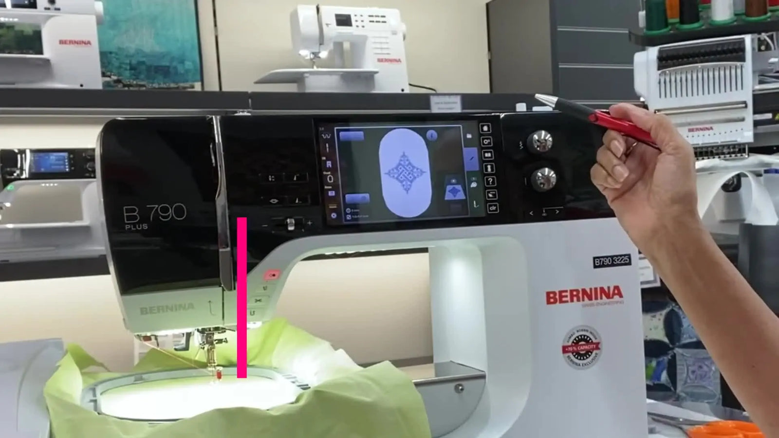 Stop Fighting the Large Oval Hoop: A BERNINA B 790 PLUS Hooping + Scre ...