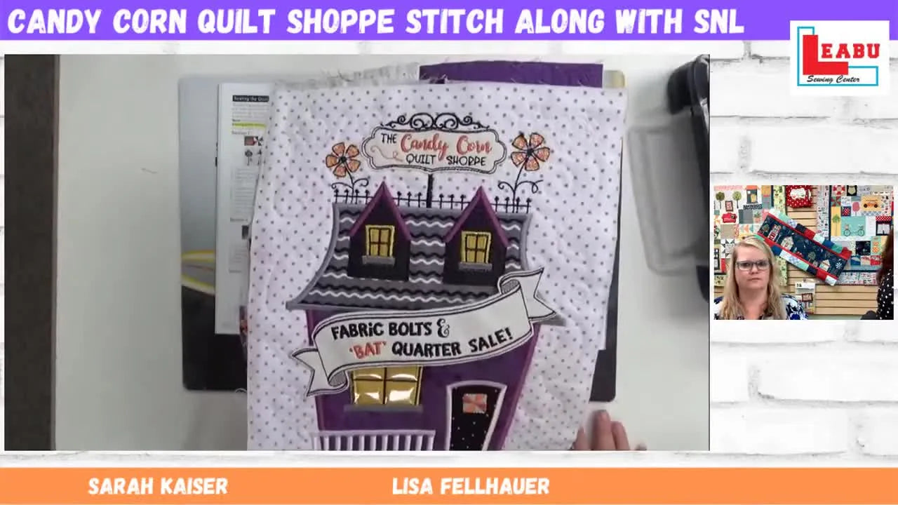 Kimberbell Candy Corn Quilt (Sections 5–6): The No-Pucker Prep, the “N ...