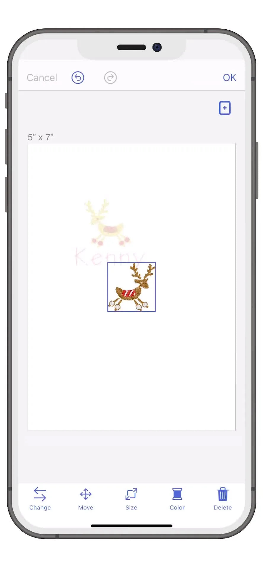 Brother Artspira App Workflow (Reindeer + Name): Edit, Color-Match, Re ...