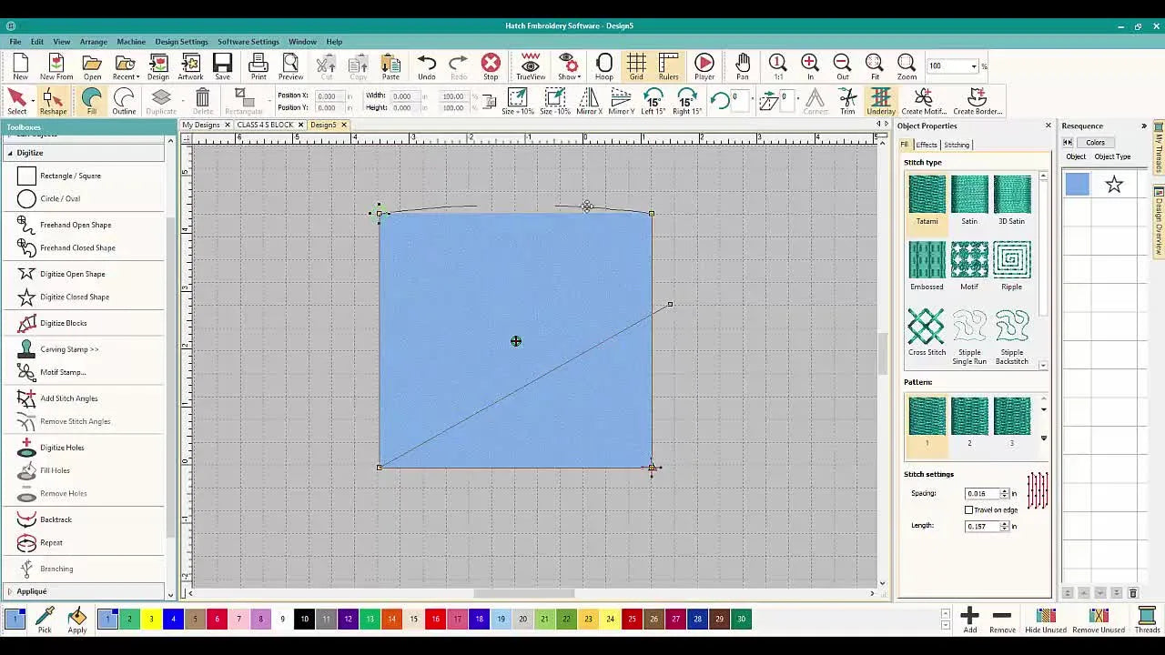 Hatch Reshape Tool: Fix Ugly Angles, Add Smooth Curves, and Rescue a D ...