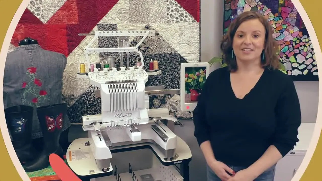 Baby Lock Venture 10-Needle: The Camera + Sticker Workflow That Stops ...