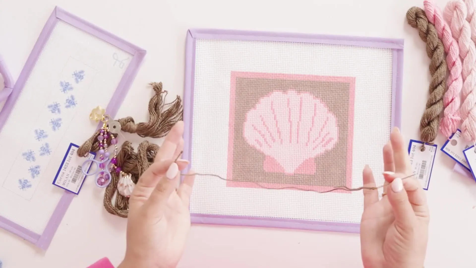 Needlepoint 101: Mastering the Continental Stitch – Hooping Station