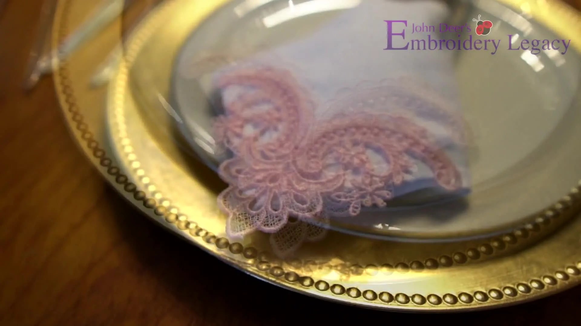 Cutwork Lace Napkin on a Baby Lock Enterprise: The No-Panic Method for ...