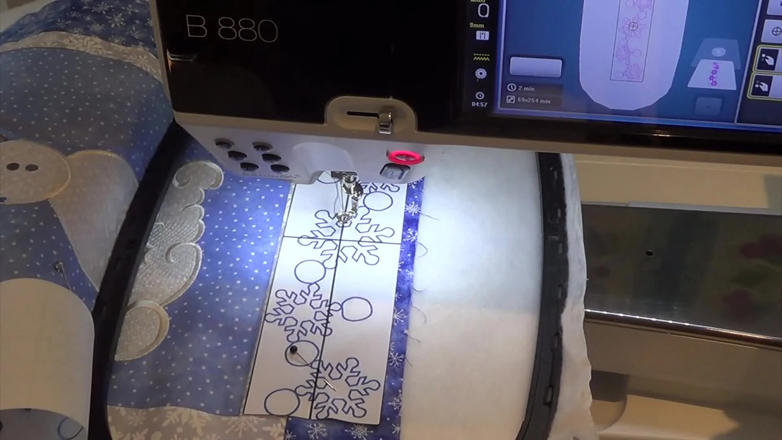 Bernina B 880 Border Quilting Without Guesswork: The Paper Template Me ...