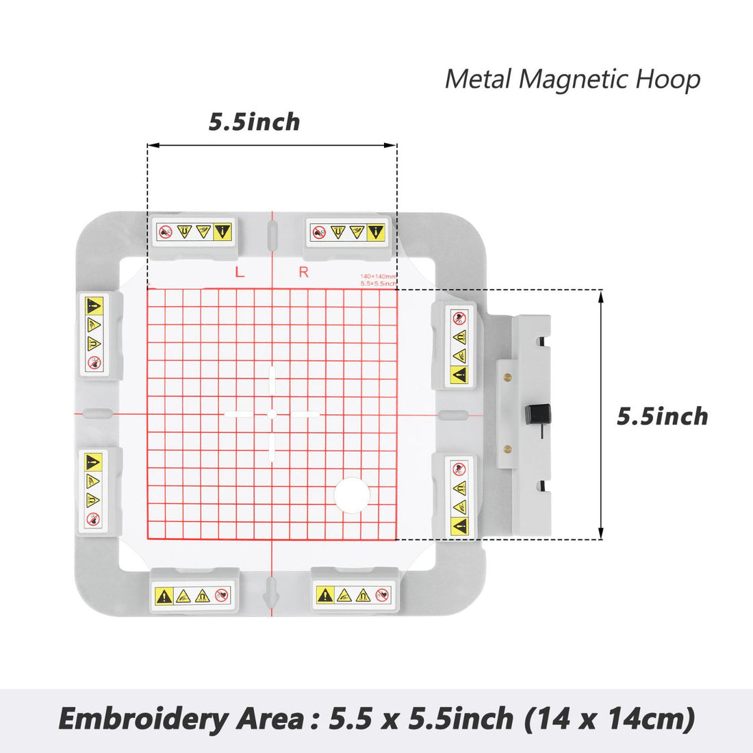 Strong Magnetic Embroidery Hoop – Compatible with POOLIN EOC06 EOC06RE ...